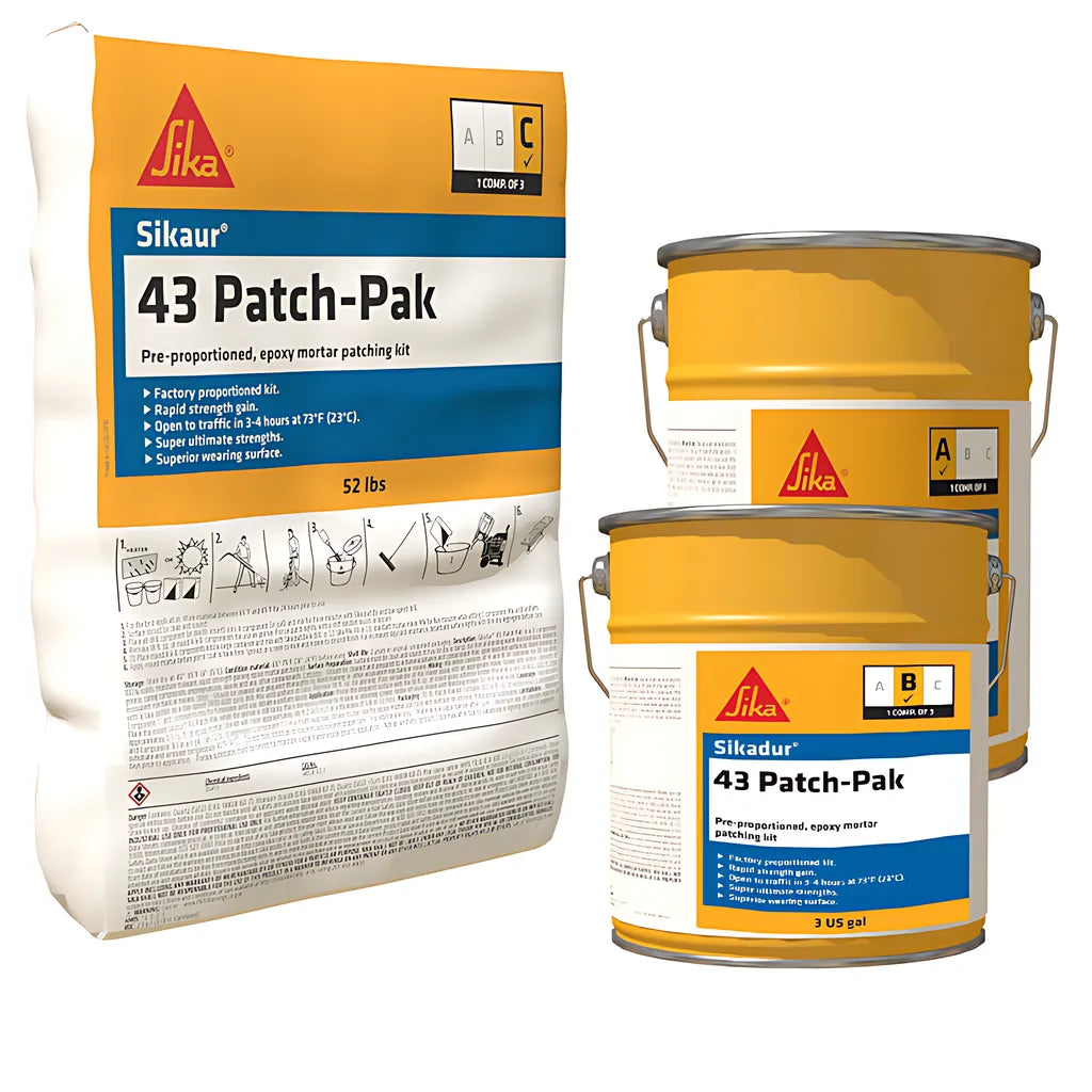 Sikadur 43, Patch-Pak - Pre-proportioned, epoxy mortar patching kit – ProContractor Supply
