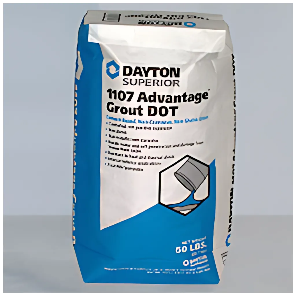 DAYTON SUPERIOR'S 1107DS NON SHRINK, NON-CORROSIVE GROUT ...