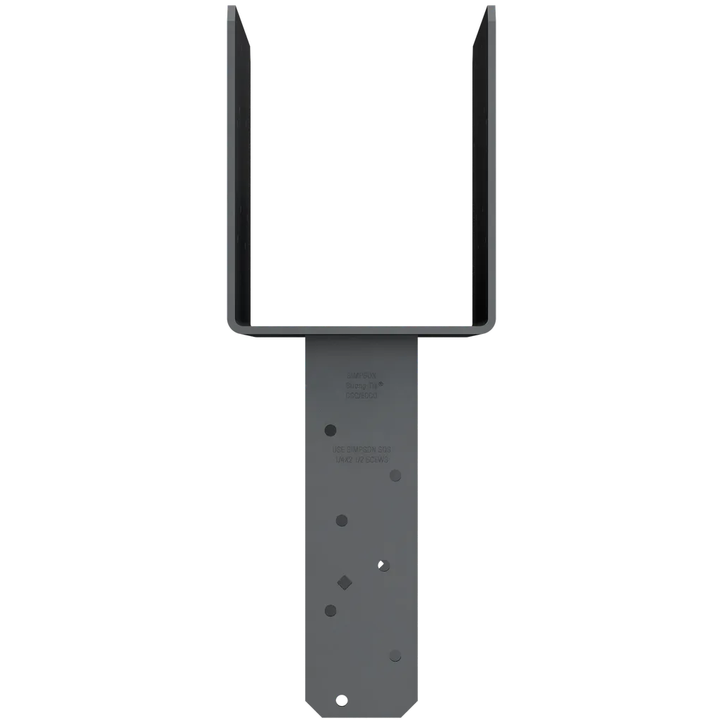 CCQ Column Cap for 6x Beam, 7-1/8 in. Post with Strong-Drive® SDS Scre ...