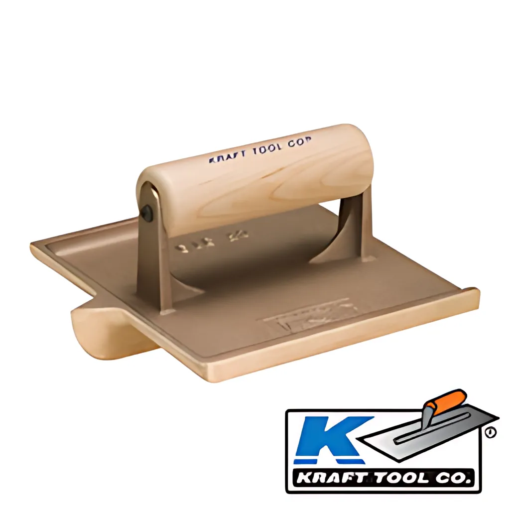 Kraft Tools 6"x 4-1/2" Narrow Bit Bronze Groover with Wood Handle ...