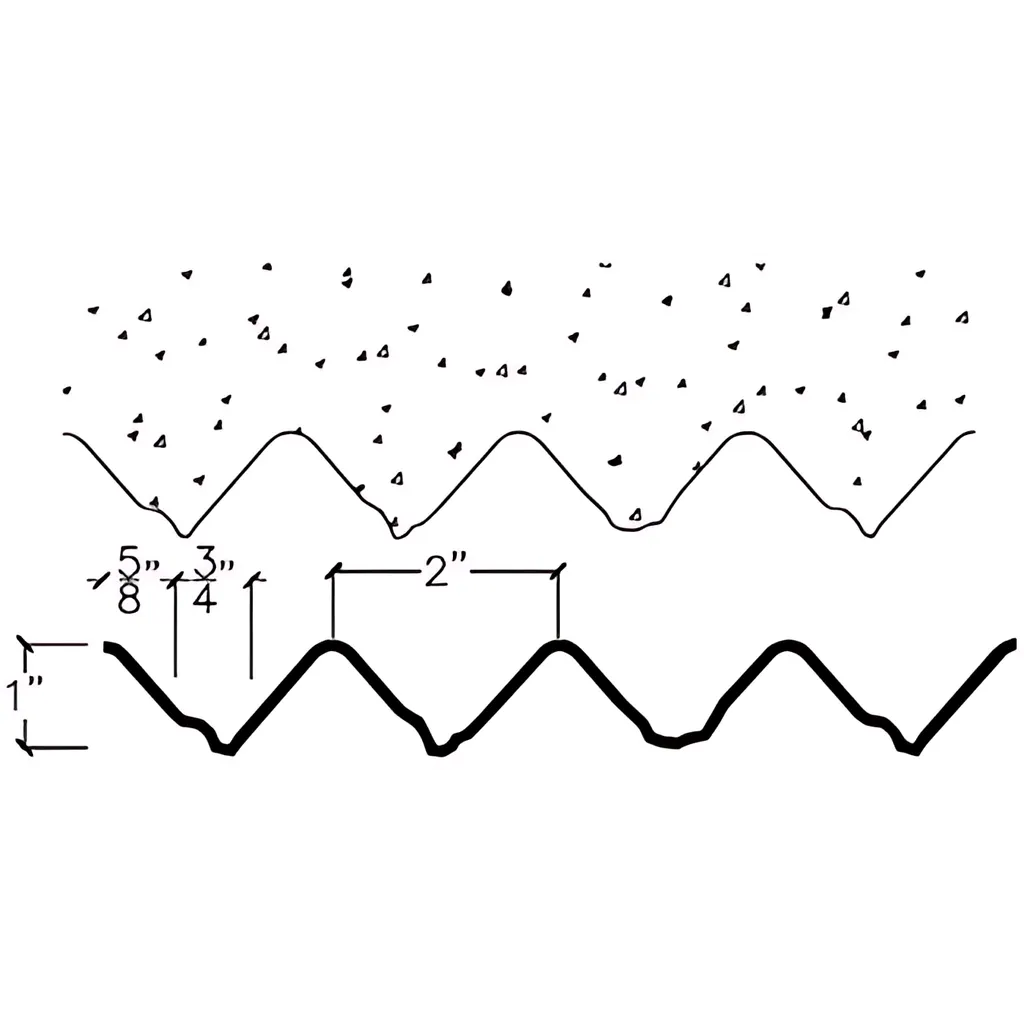 1" FRACTURED FIN (2" OC - MA HWY) – ProContractor Supply