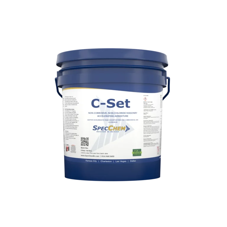 Spec Chem C-Set Accelerating Admixture For Concrete Masonry ...